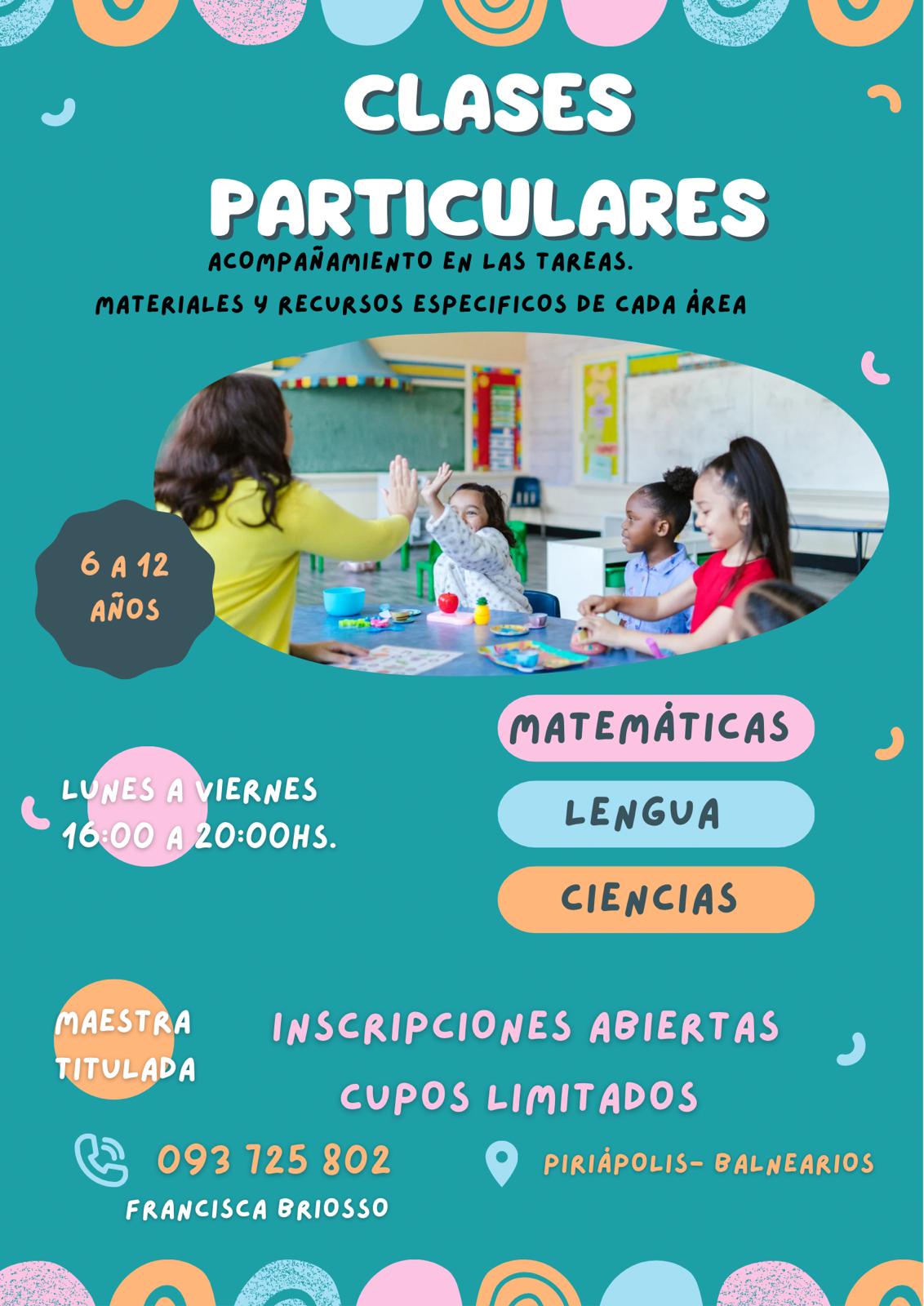 Maestra particular Piriápolis y balnearios: matemáticas, lenguas ...