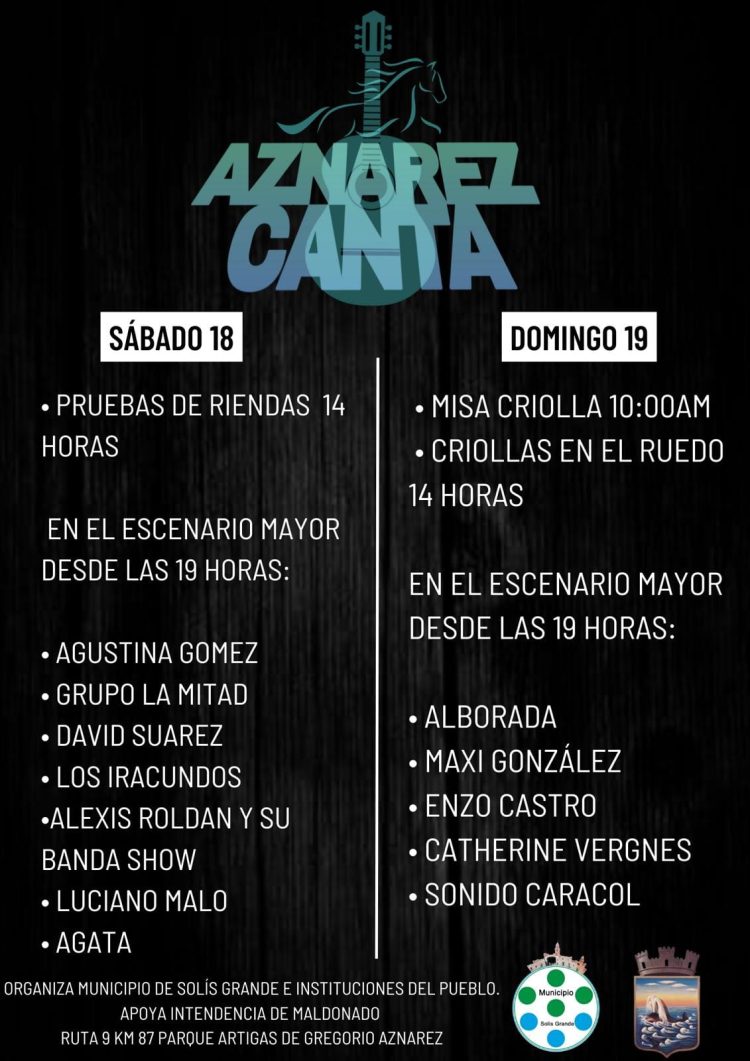 Aznárez Canta! El pueblo se viste de fiesta con criollas y destacada ...