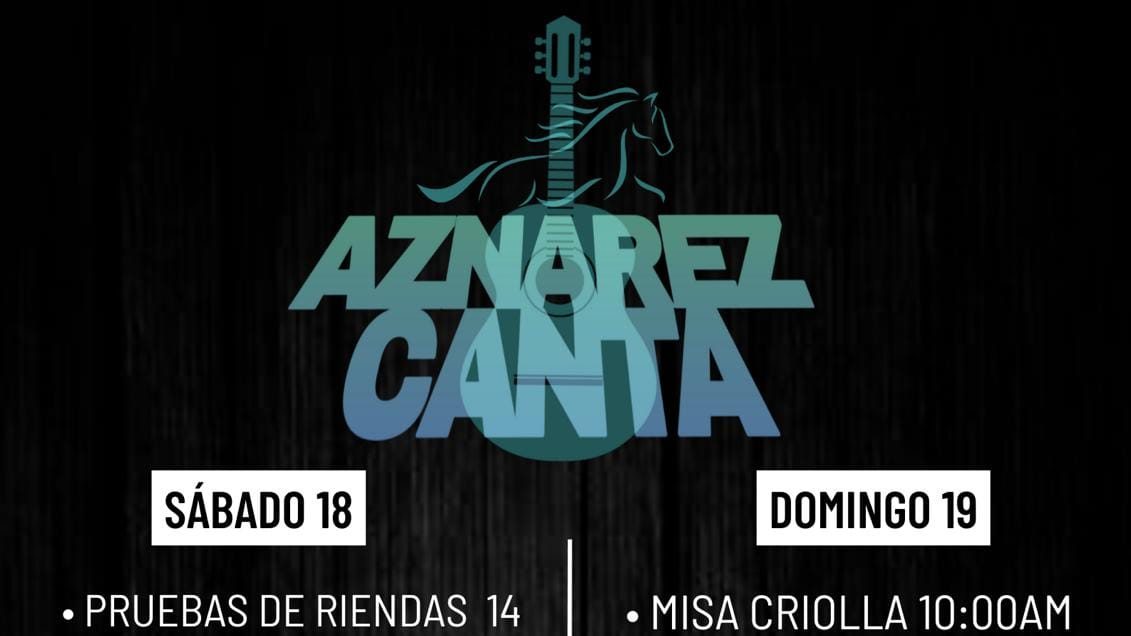 Aznárez Canta! El pueblo se viste de fiesta con criollas y destacada ...