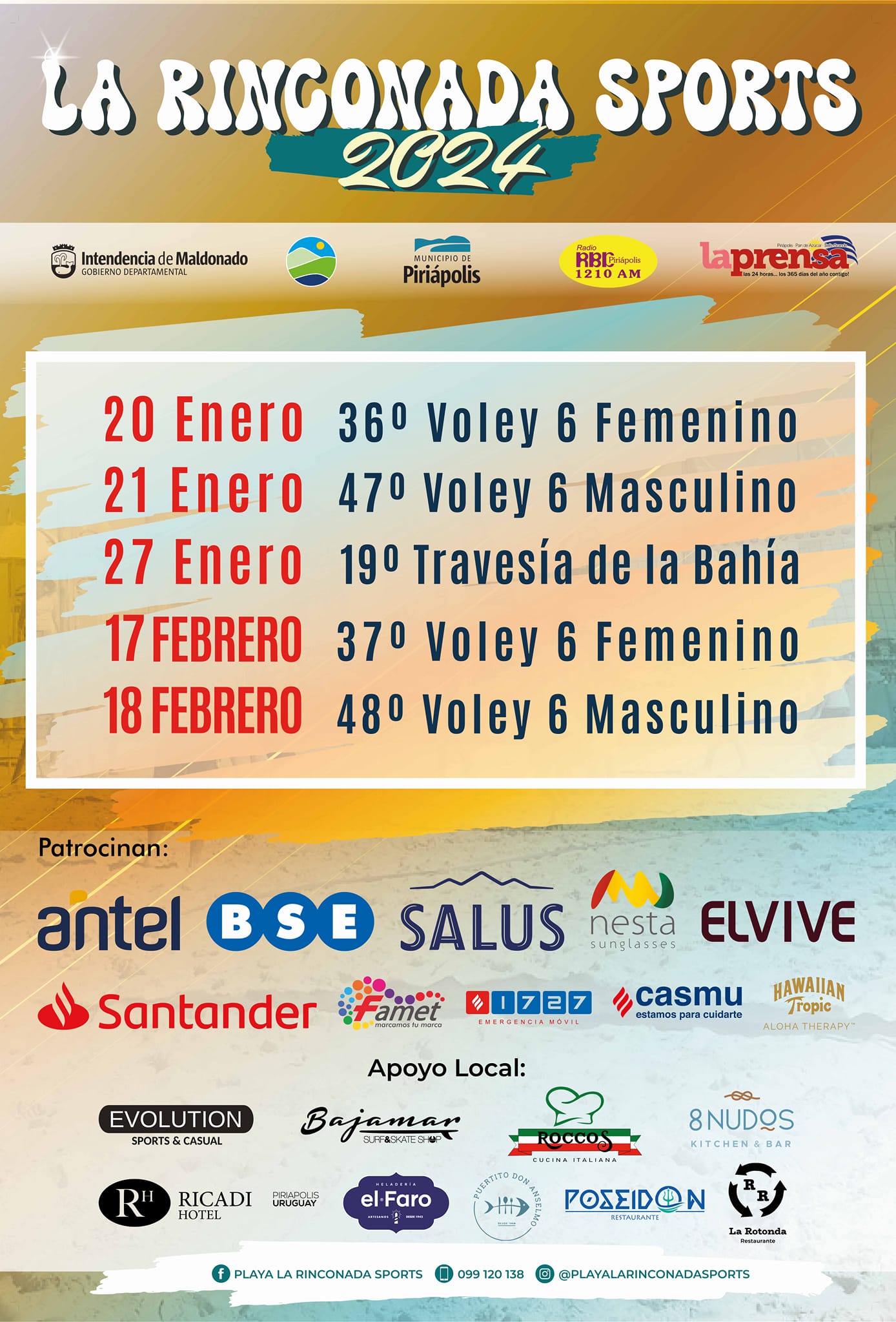 Piriápolis: «Beach Voley» en La Rinconada Sports convocó a 48 equipos ...