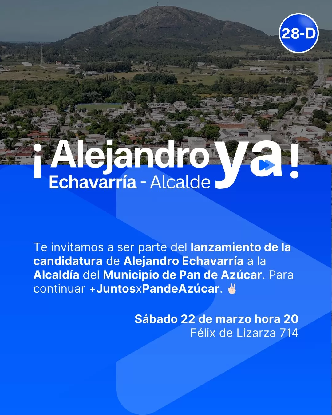 Alejandro Ya! Echavarría lanza campaña buscando la reelección como ...