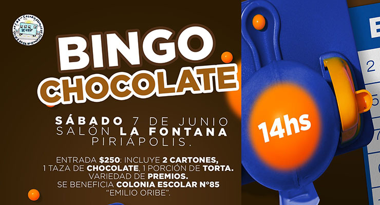 Piriápolis: Gran Bingo Chocolate a beneficio de la Colonia Escolar ...